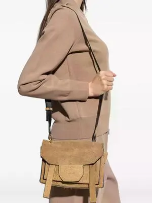 ALLSAINTS Mini Ursa Leather Cross Body Bag - Brown
