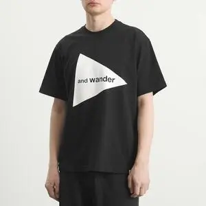 AND WANDER Big Logo T-shirt