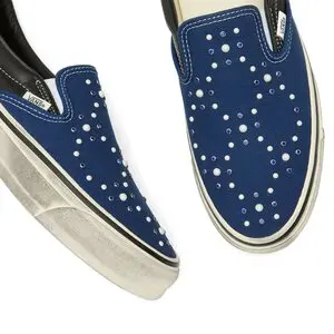 VANS Lx Classic Slip-on 98 Embellished Sneakers - Pearlized Indigo