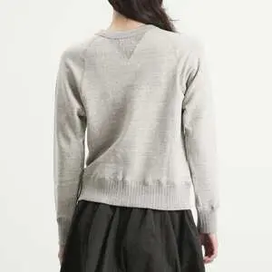 BEAMS Ribbed Crewneck Sweatshirt