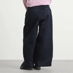 BEAMS Wide Leg Chino Pant