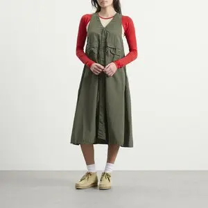 BEAMS Nylon Midi Dress