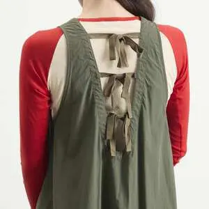 BEAMS Nylon Midi Dress