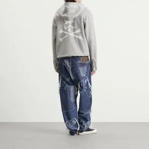 MASTERMIND WORLD Og Embroidery-ish Zip-up Hoodie
