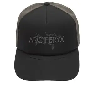 Arc'teryx Bird Word Trucker Cap - Black/cloud