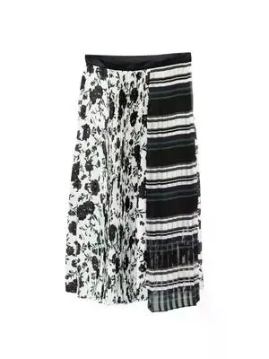 Sacai Printed Skirts