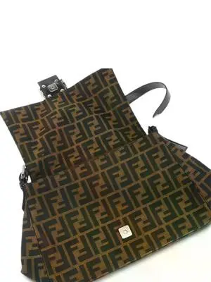 Fendi 2000 Zucca Logo-pattern Shoulder Bag