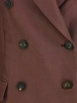 Brunello Cucinelli Double-breasted Blazer - Red