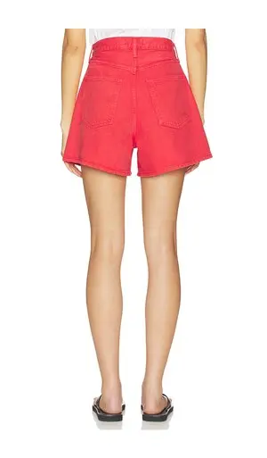AGOLDE Rhoda Pleated A-line Shorts