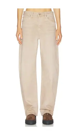 EB DENIM Alida Loose Bowed Jeans - Beige