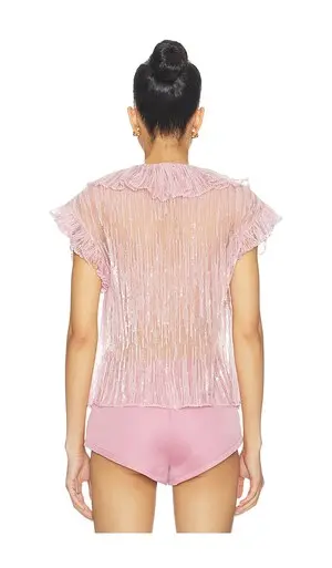 AKNVAS Este Ruffle Top