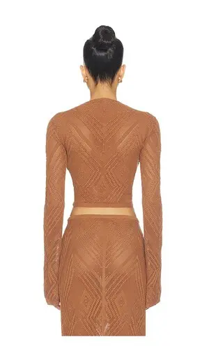 Devon Windsor Vale Top - Brown