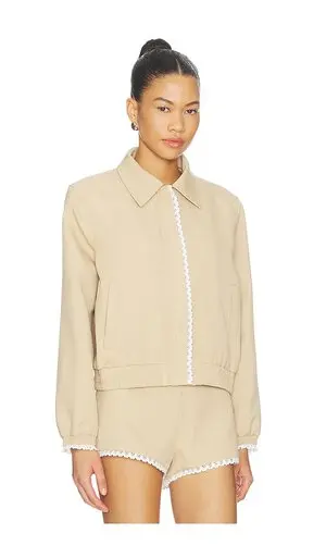 Astr The Label Reid Jacket - Tan
