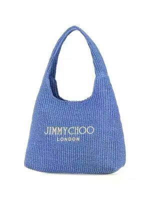 JIMMY CHOO Raffia Shopper