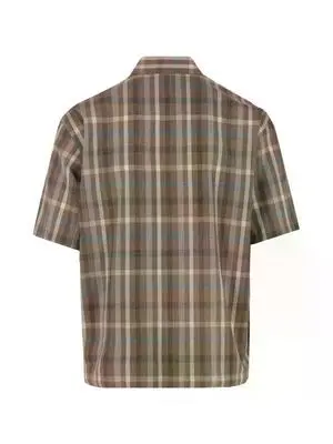 Auralee Checked Shirt - Brown