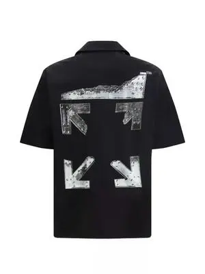 Off-White Arrow-detail Short-sleeve Shirt