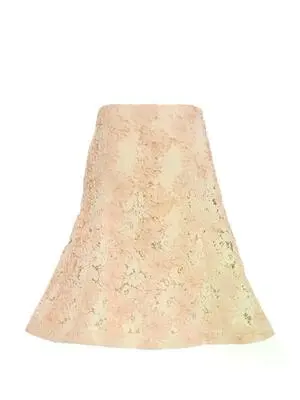 N°21 Floral Lace Midi Skirt