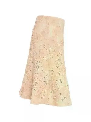 N°21 Floral Lace Midi Skirt