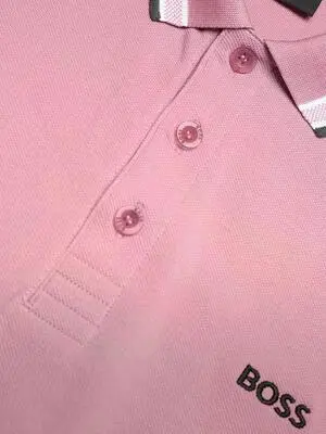 BOSS Paddy Cotton-piqué Polo Shirt - Pink