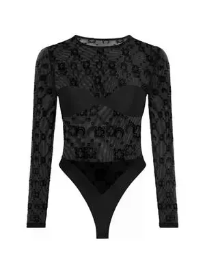 Marine Serre Round Neck Tops