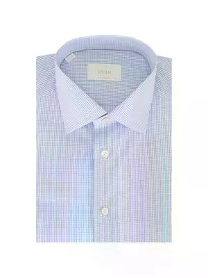 Eton Check-pattern Shirt - Blue