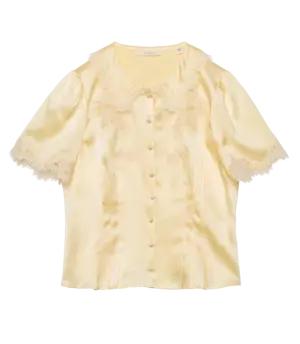DÔEN Yvette Silk Satin Top