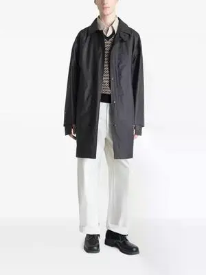 LEMAIRE Lemiare Resinated Cotton Coat - Black