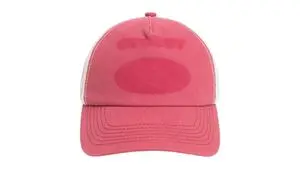 StÜssy Ghost Logo Trucker Hat - Red