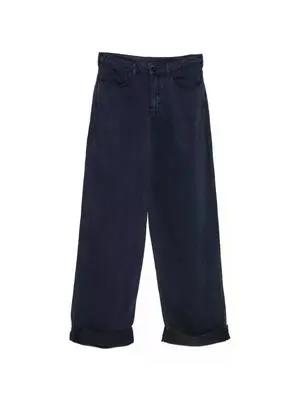 Emporio Armani Cuffed Jeans - Blue
