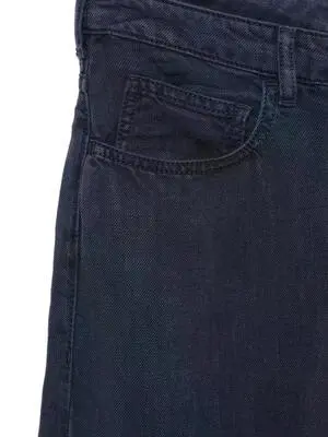Emporio Armani Cuffed Jeans - Blue