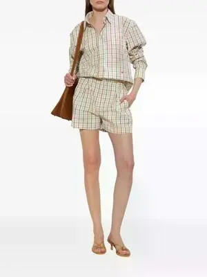 Victoria Beckham Checked Pocket Shirt - Neutrals