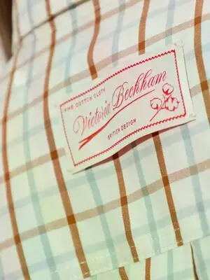 Victoria Beckham Checked Pocket Shirt - Neutrals