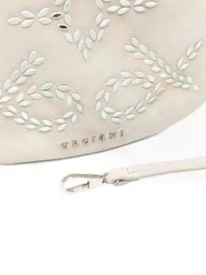 Orciani Appliqué Drawstring Tote Bag