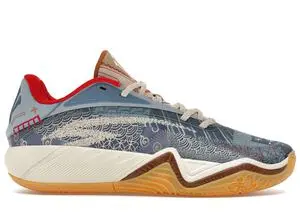 ANTA Kai 3 Sneaker Politics Patchworkin Athletic Sneakers - Blue/white