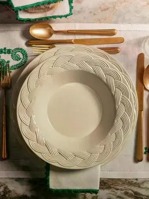 HOUSE OF CAPRICORN Vime Ceramic Soup Plate