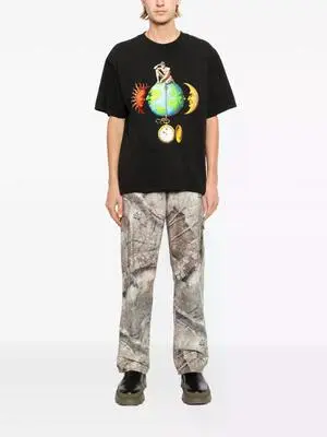 MELT Graphic-print T-shirt - Black