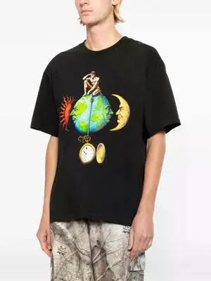 MELT Graphic-print T-shirt - Black