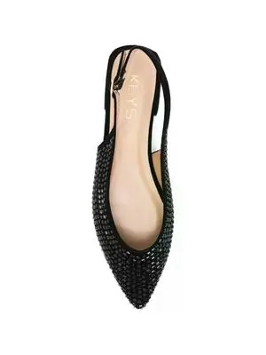 KEYS Studded-embellished Pumps - Black