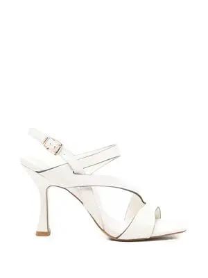 BRUNO PREMI Margot Strappy Leather Sandals - Neutrals