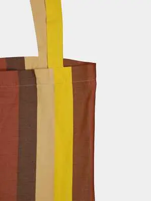 MARRAKSHI LIFE Striped Cotton Shoulder Bag - Multicolour