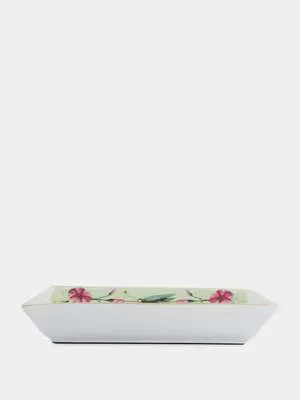 La DoubleJ Butterbird Salvia Porcelain Trinket Tray