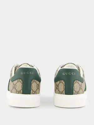 Gucci Web-trim Sneakers - Red