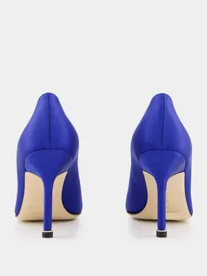 Manolo Blahnik Hangisi 90 Pumps - Blue