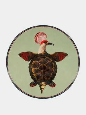 La DoubleJ Turtlair Round Placemat - Multicolour