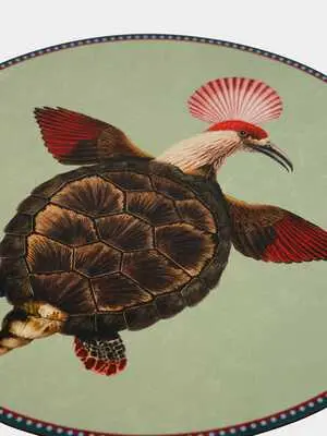 La DoubleJ Turtlair Round Placemat - Multicolour