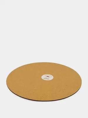 La DoubleJ Parrotstem Round Wooden Placemat