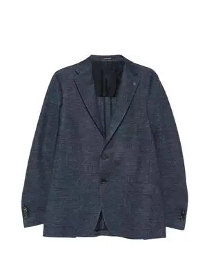 Tagliatore Single-breasted Blazer - Blue