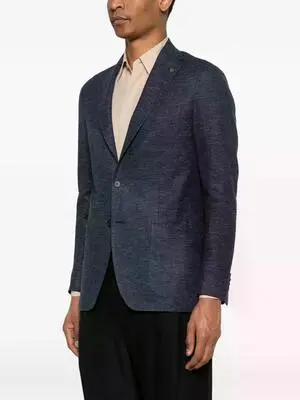 Tagliatore Single-breasted Blazer - Blue