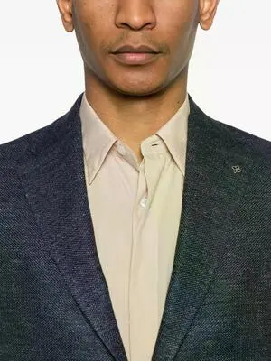 Tagliatore Single-breasted Blazer - Blue