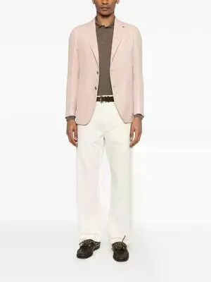 Tagliatore Buttoned Blazer - Orange
